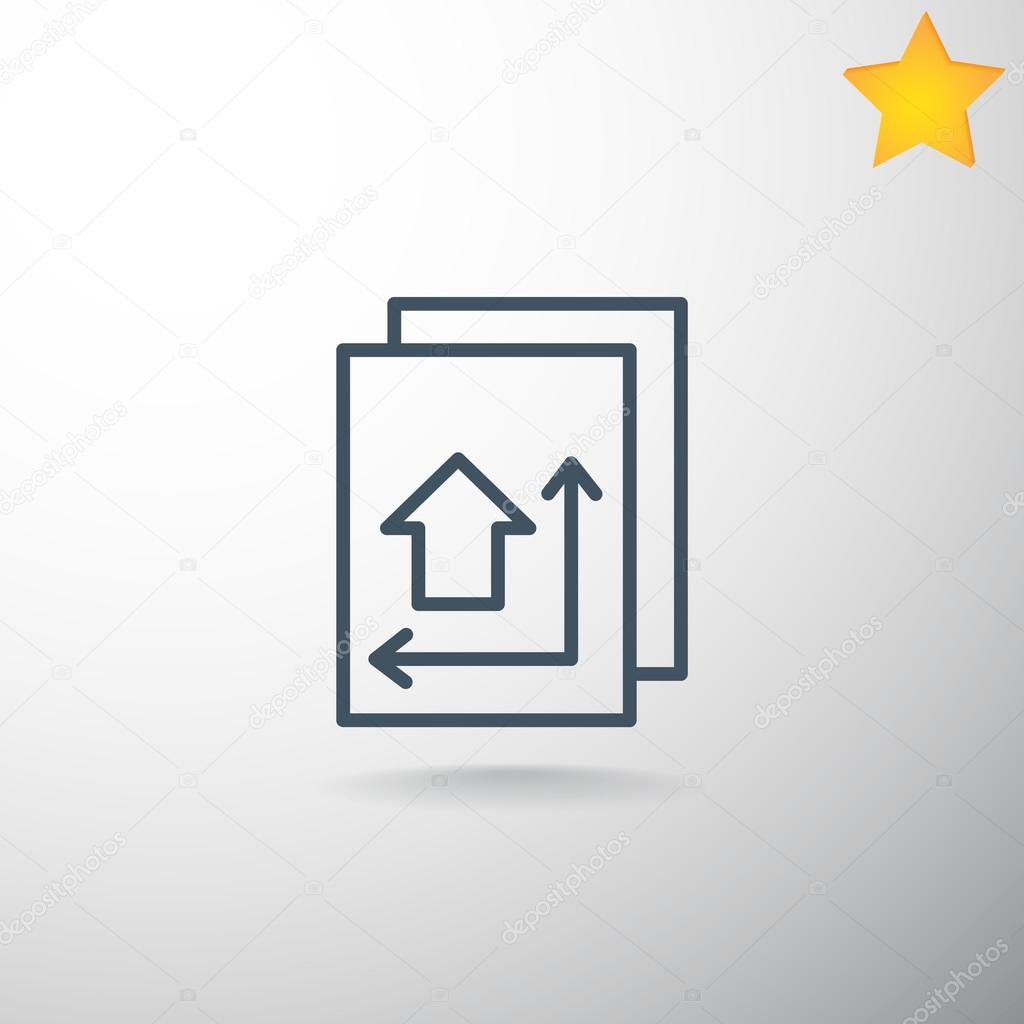 Blueprint - ikon rencana rumah Vektor Stok oleh ©Mr.Webicon 111987074