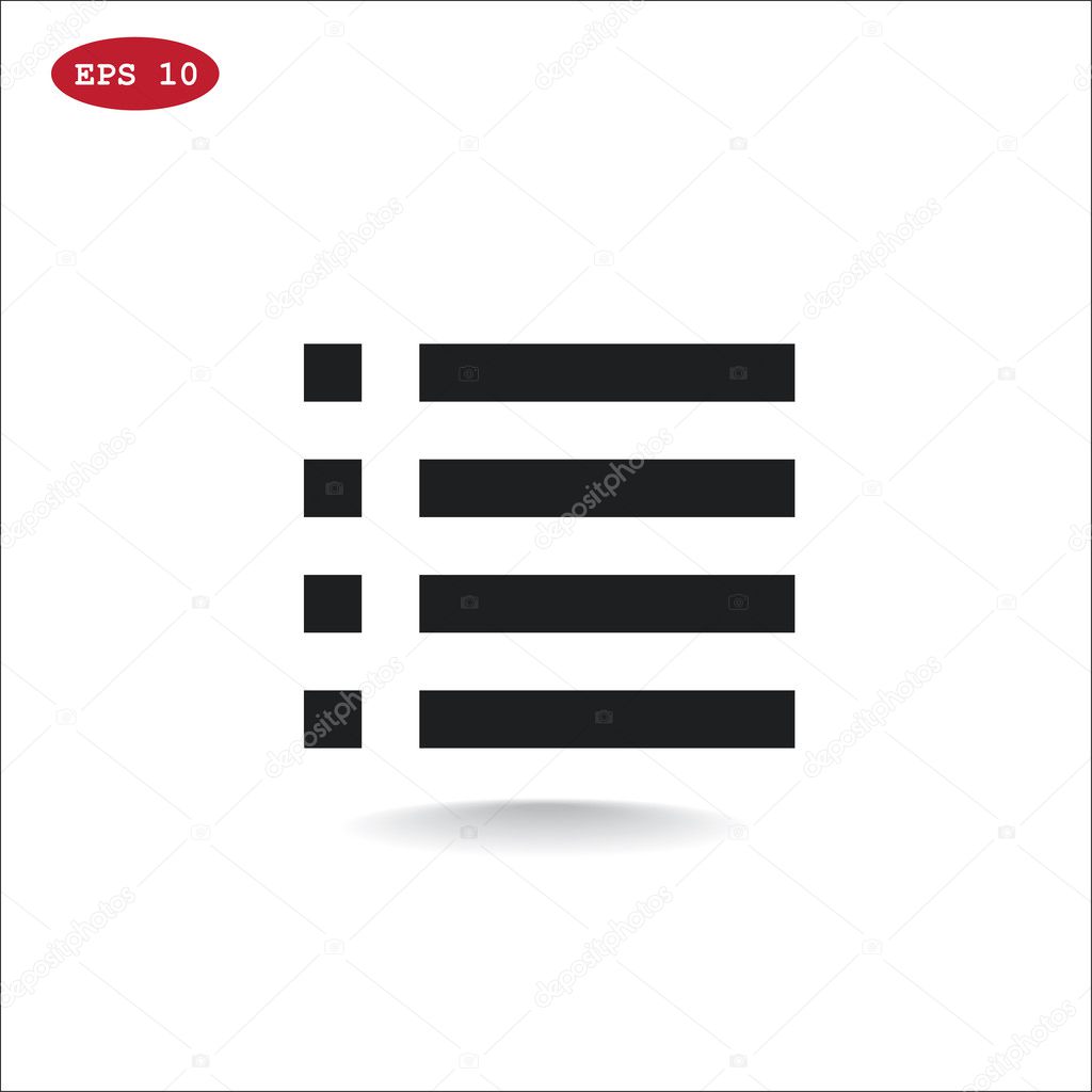 Checklist symbol icon — Stock Vector © Mr.Webicon #118778414