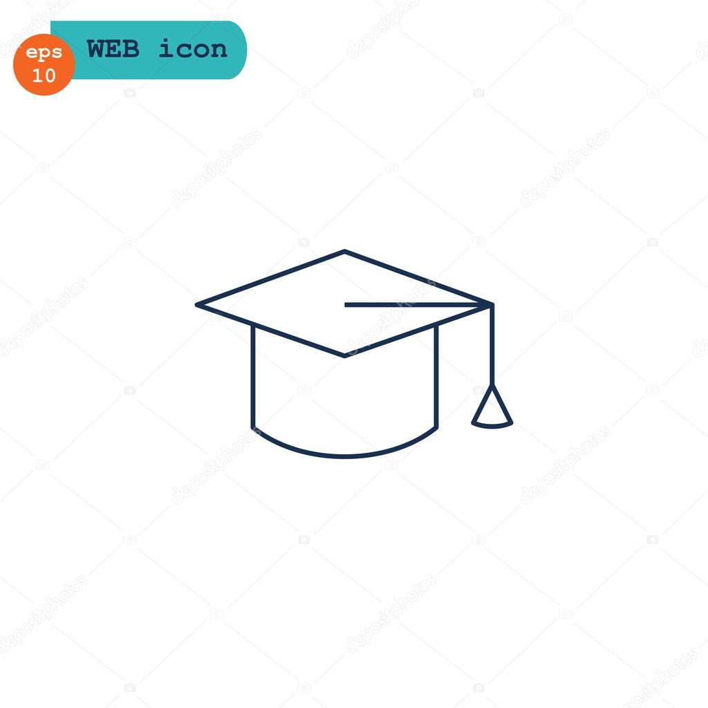 Student hat icon Stock Vector Image by ©Mr.Webicon #118793836