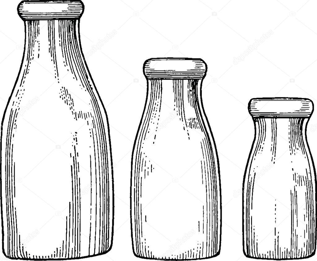 Milk Bottle Drawing