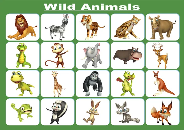 Common Animals Chart