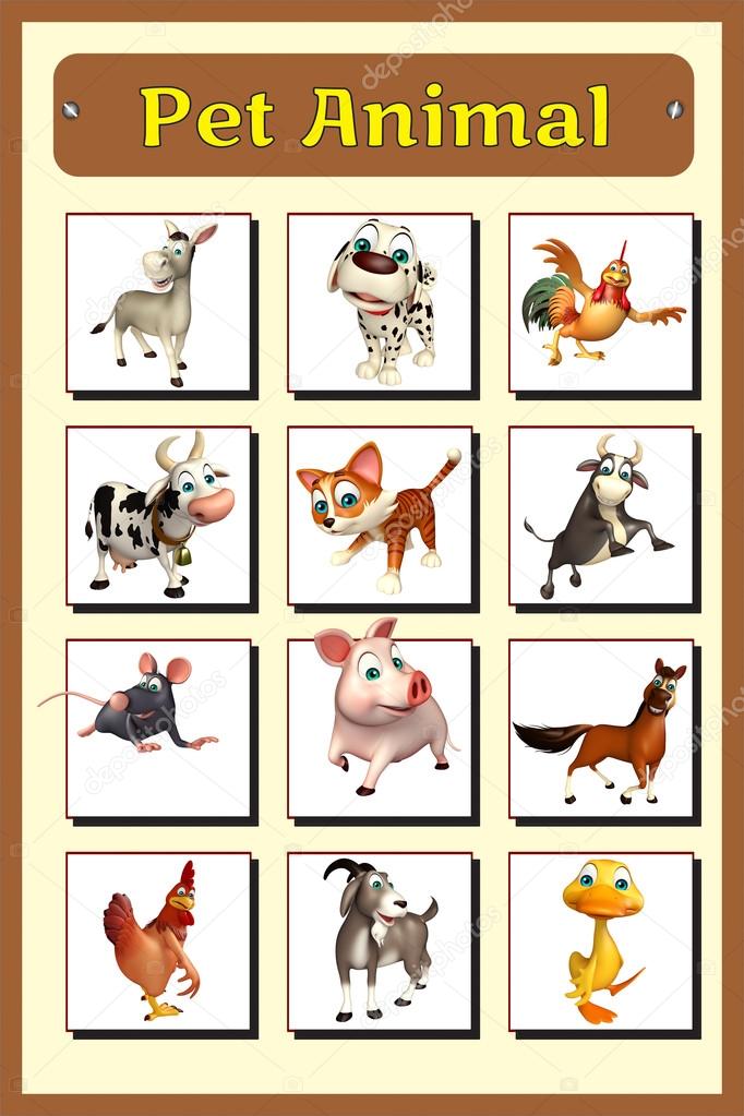 Pet animal chart Stock Illustration by ©visible3dscience #102407232