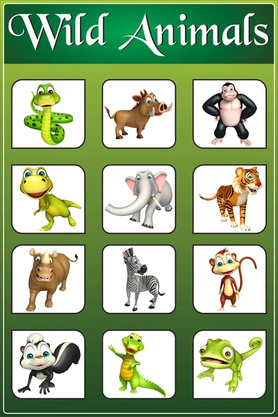 Common Animals Chart
