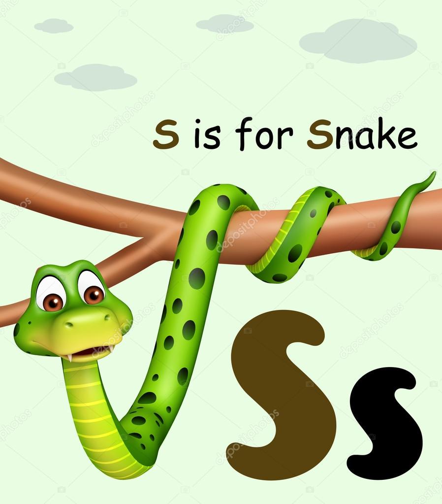 Snake with alphabet Stock Illustration by ©visible3dscience #102530034
