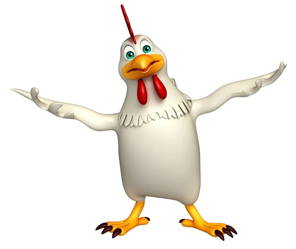 Cute Hen cartoon character with clapboard Stock Illustration by ...