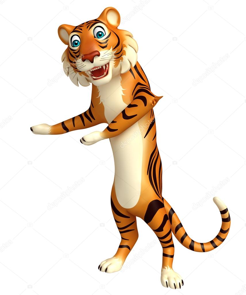 Fuuny Tiger cartoon character Stock Illustration by ©visible3dscience ...