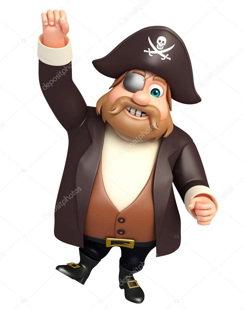 Illustration of pirate Stock Photo by ©visible3dscience 123776172