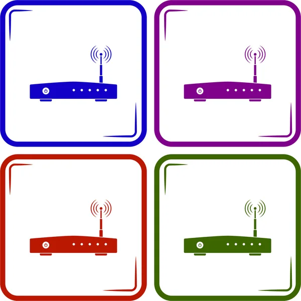 Una infografía del router imágenes de stock de arte vectorial ...