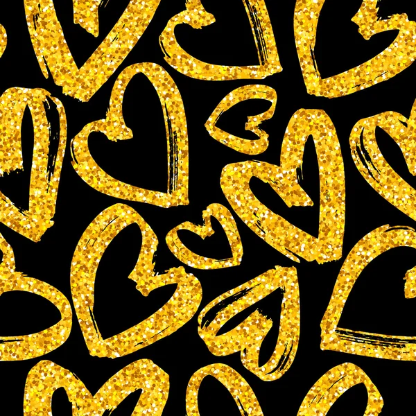 Yellow heart pattern Vector Art Stock Images | Depositphotos