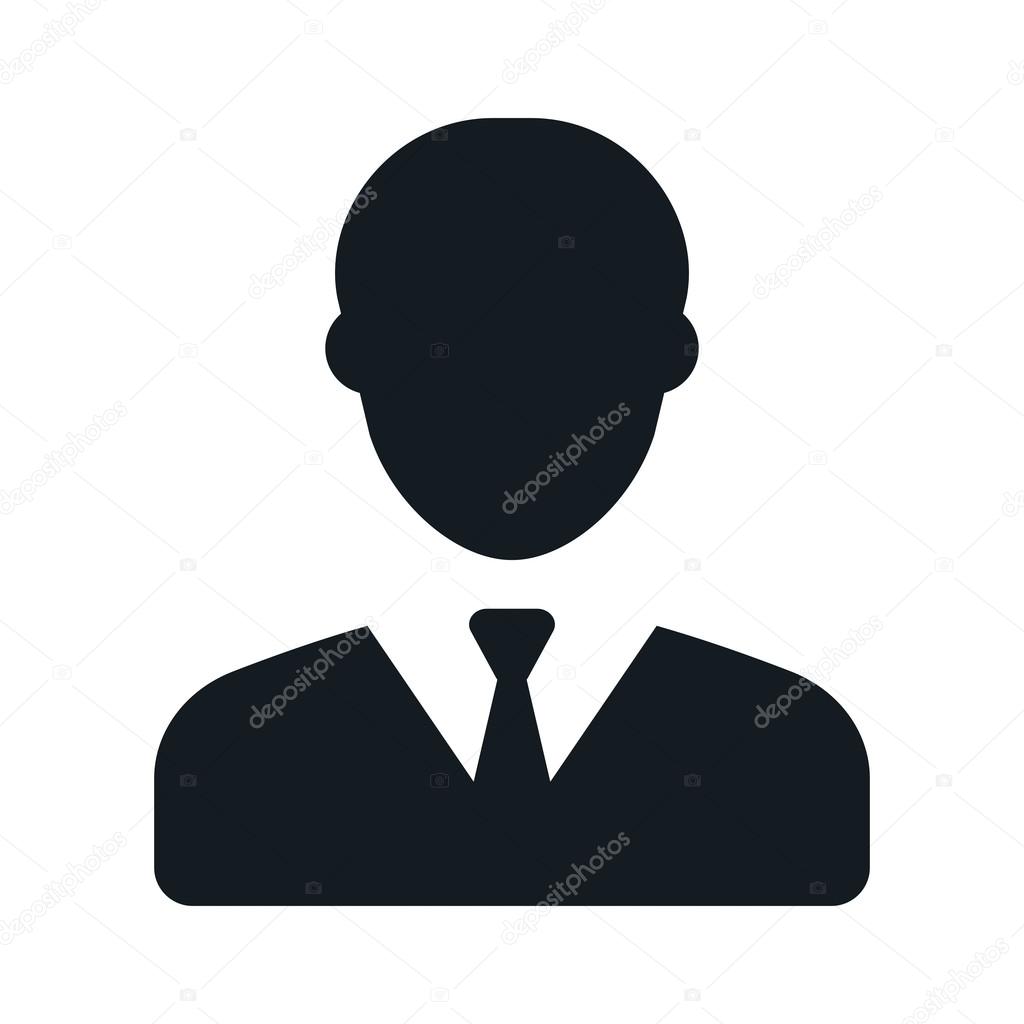 Boss icon. This isolated flat symbol. — Stock Vector © Sergenikolaev ...