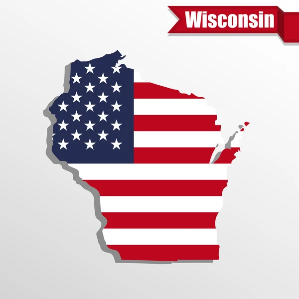 Wisconsin state map Vector Art Stock Images | Depositphotos