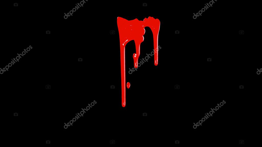 Blood Dripping Down Stock Illustration by ©dianaopryshko #123801090