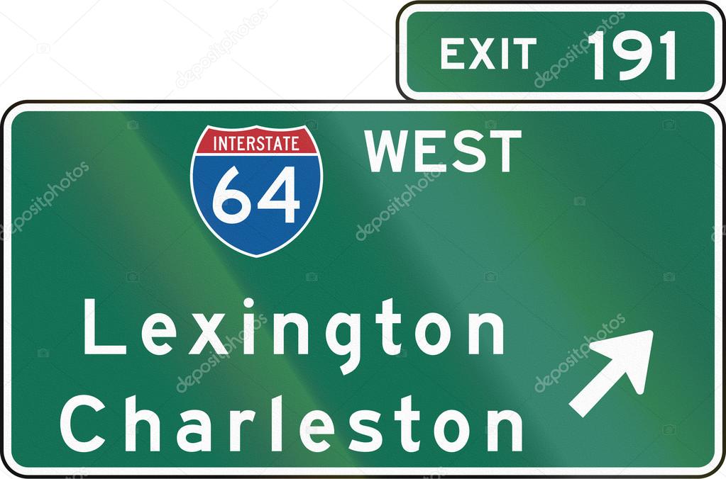 Interstate Guide Sign Stock Photo by ©jojoo64 107992240