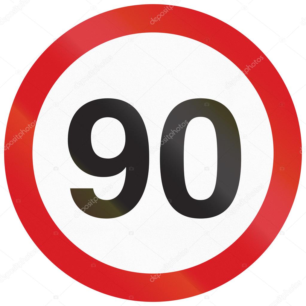Speed Limit 90 in Argentina — Stock Photo © jojoo64 #108384222