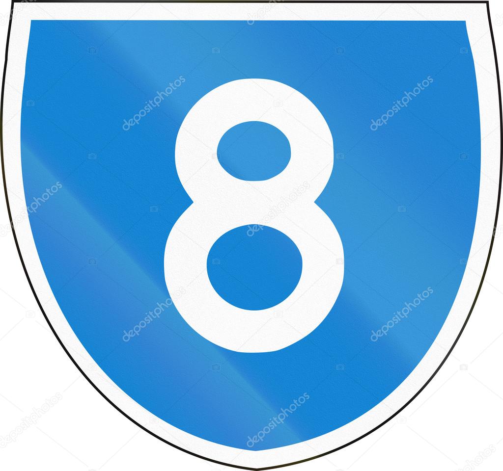 Australian State Route Shield 8 — Stock Photo © jojoo64 #110602586