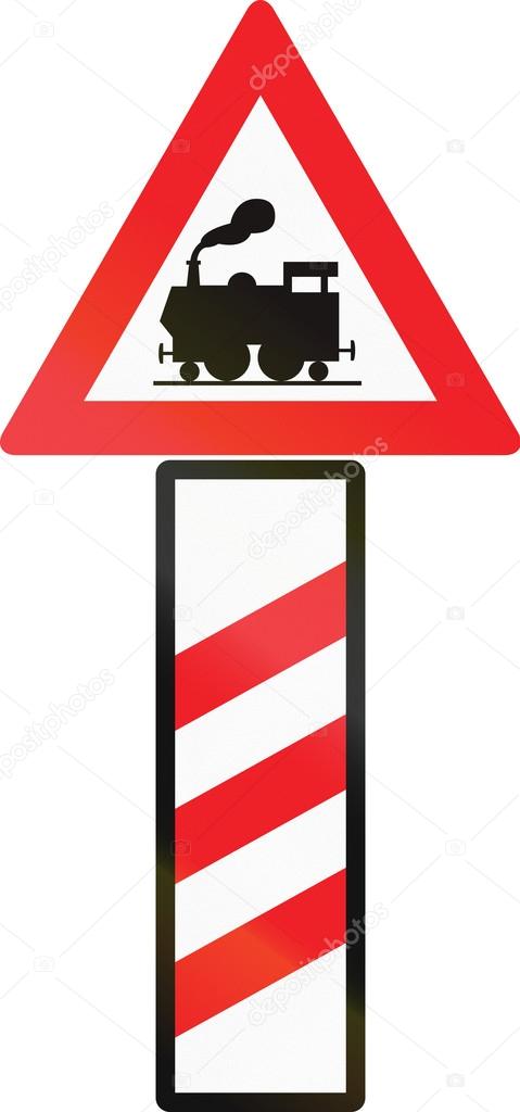 Unguarded Level Crossing Countdown Marker in Austria ⬇ Stock Photo ... Unguarded Level Crossing Countdown Marker in Austria ⬇ Stock Photo ...