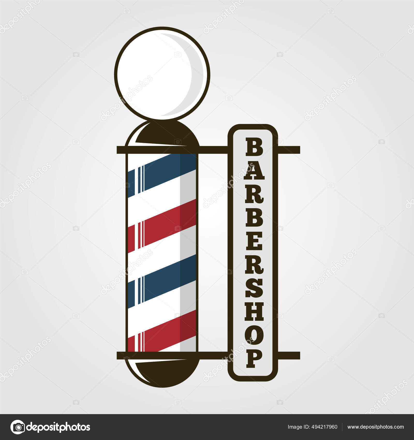 Original Barber Pole Vector Vector Barber Pole Etsy.de