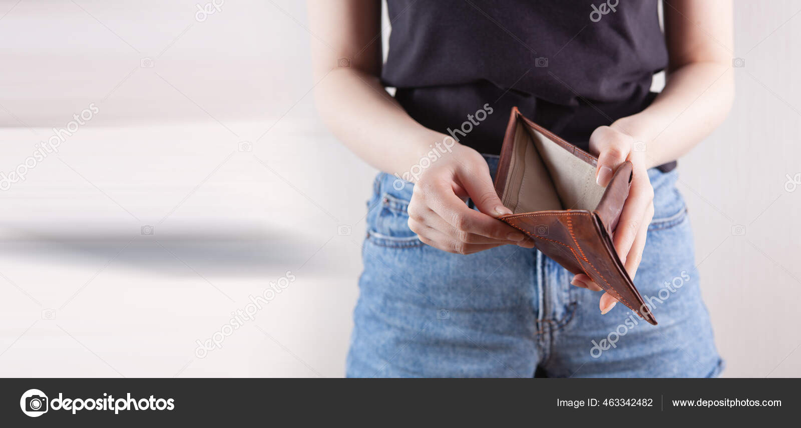 Empty Girl Wallet