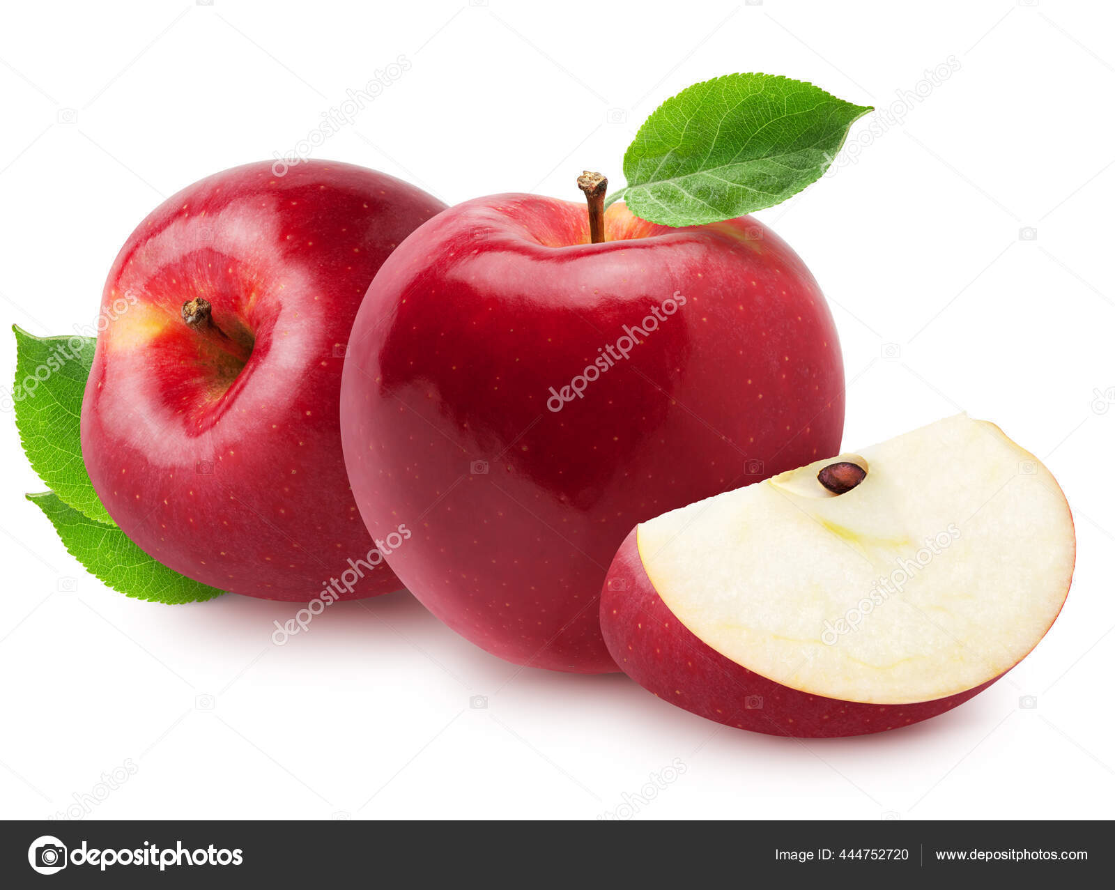 Red Apple Fruit Slice