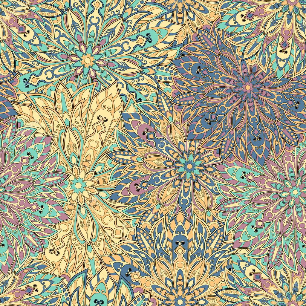 Seamless mandala pattern Stock Vector Image by ©Kakapo_Studio #104876982