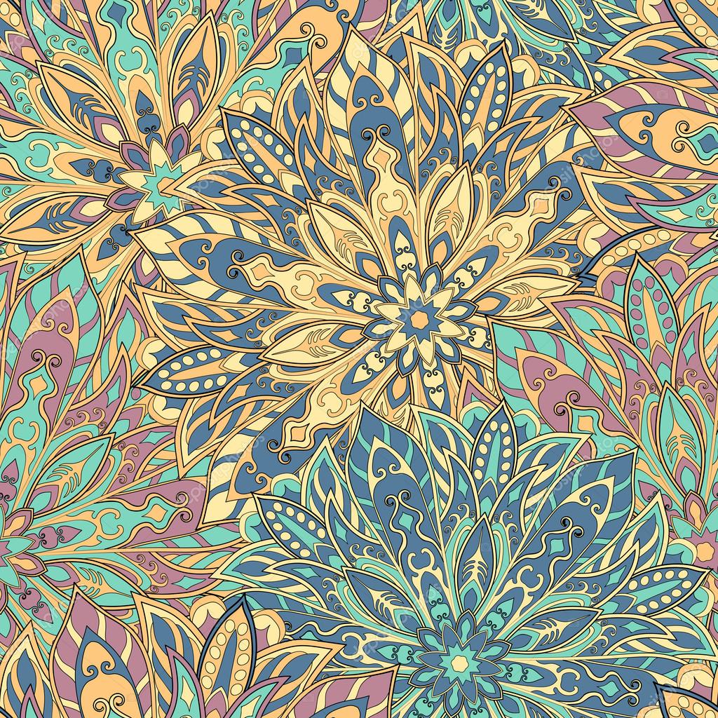 Seamless mandala pattern Stock Vector Image by ©Kakapo_Studio #105636374