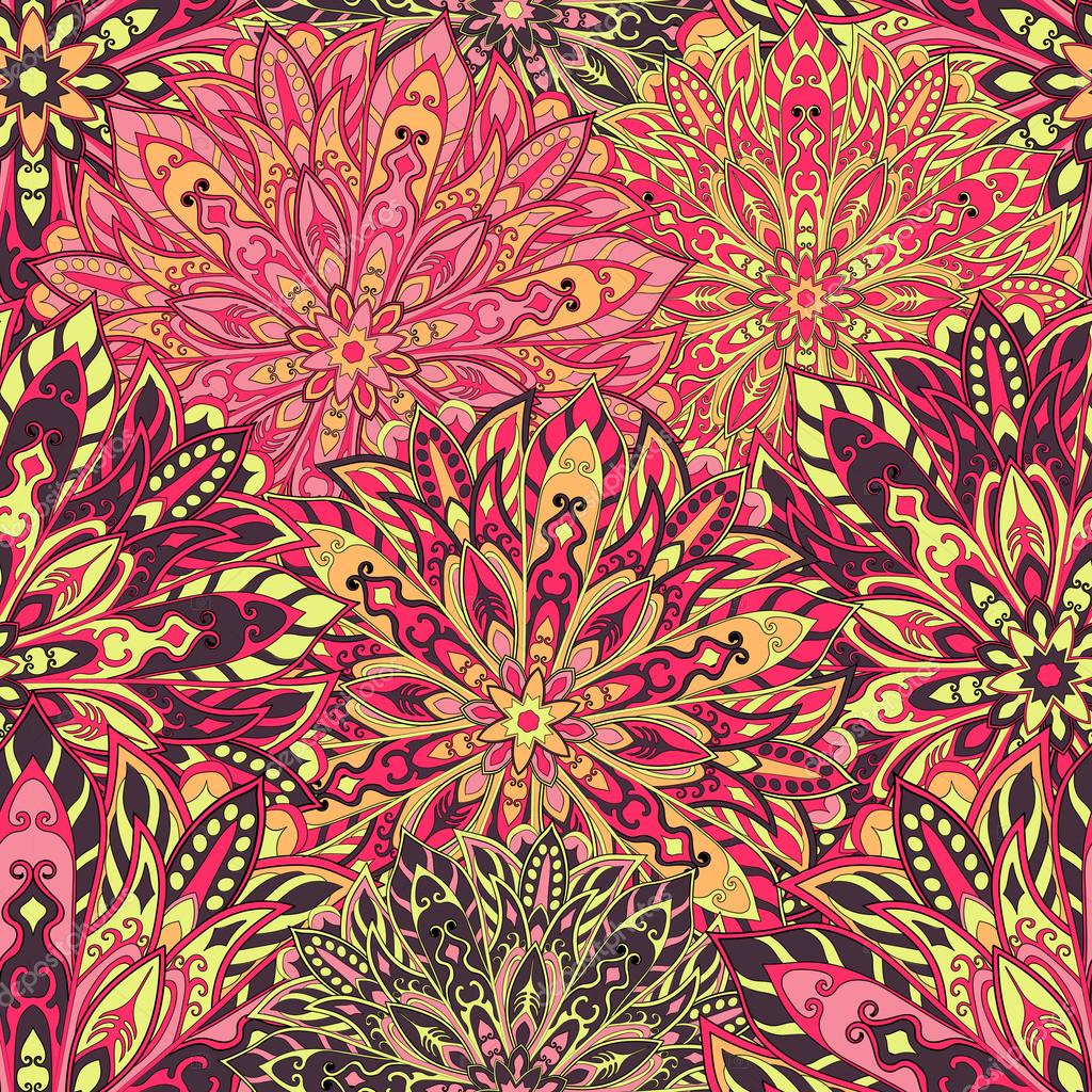 Seamless mandala pattern Stock Vector by ©Kakapo_Studio 106868984