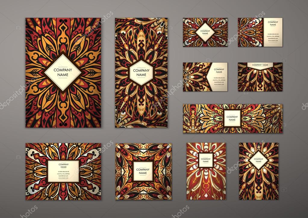 Big templates set. Stock Vector by ©Kakapo_Studio 107466562