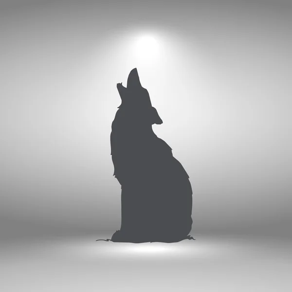 Wolf shadow Vector Art Stock Images | Depositphotos