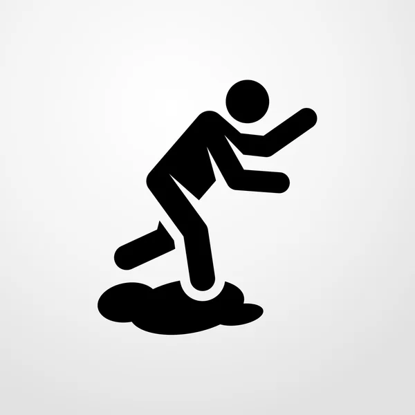 Man falls icon. man falls sign — Stock Vector © Salamzadeh #110679394