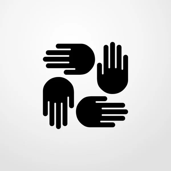 Supportive hands Vector Art Stock Images | Depositphotos