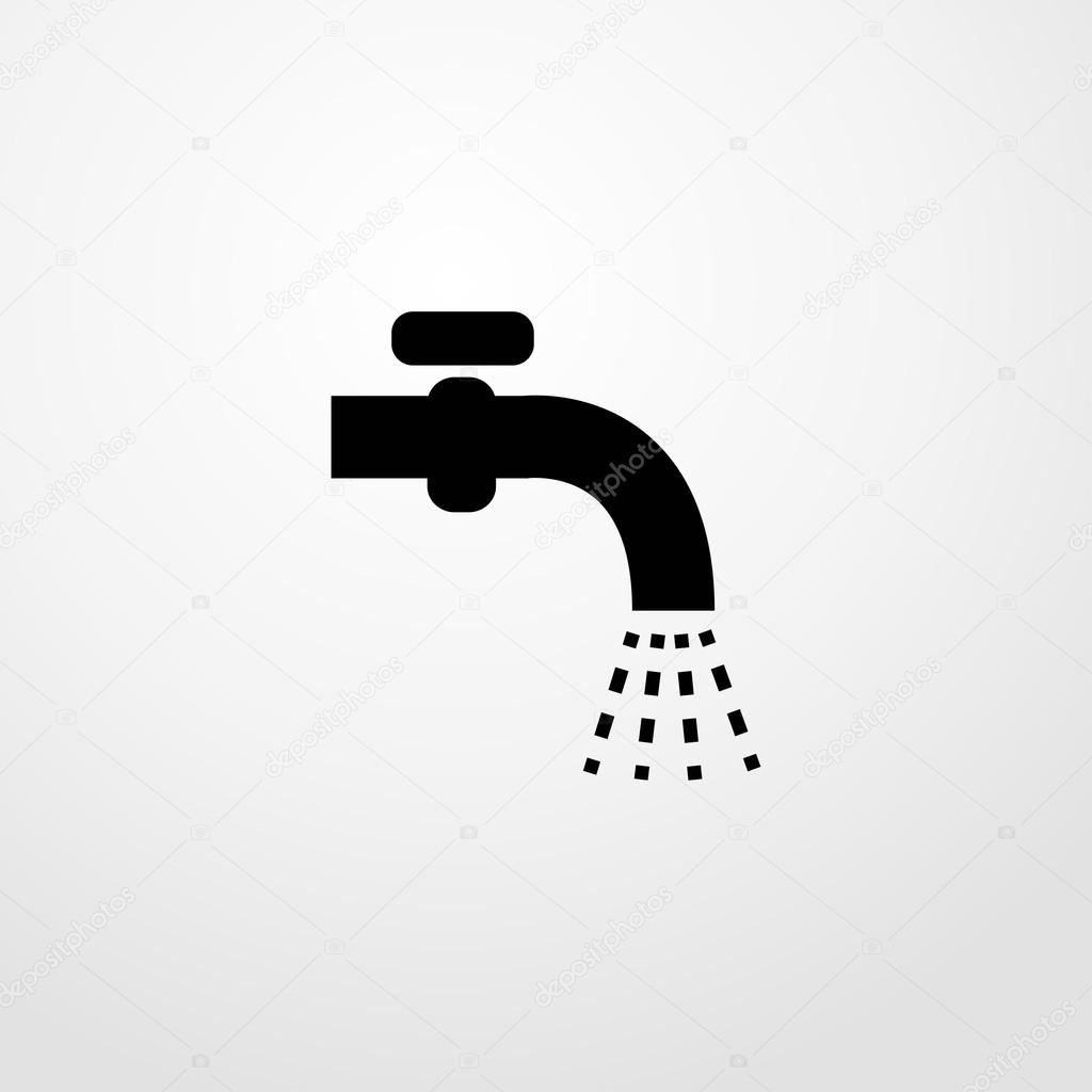 Water tap icon. water tap sign — Stock Vector © Salamzadeh #116550854
