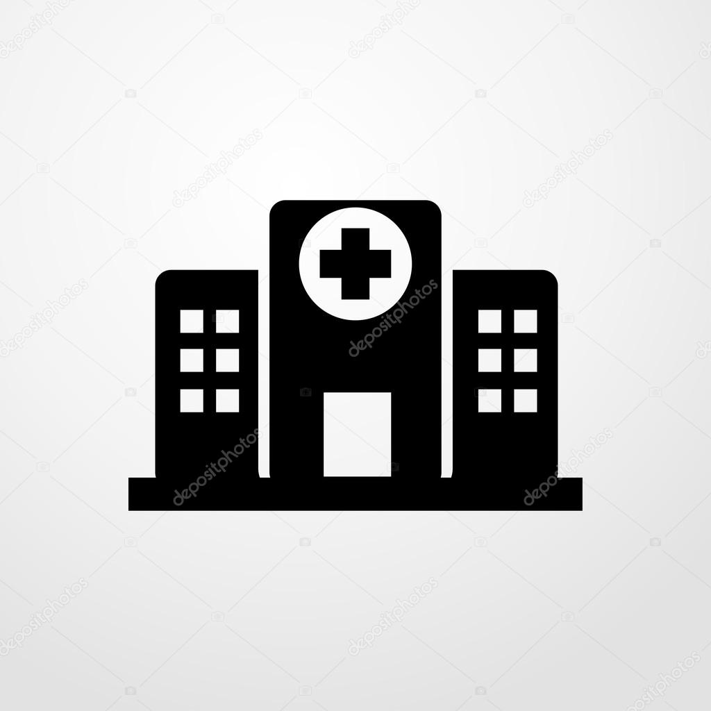 Hospital building icon. flat design Stock Vector Image by ©Salamzadeh ...
