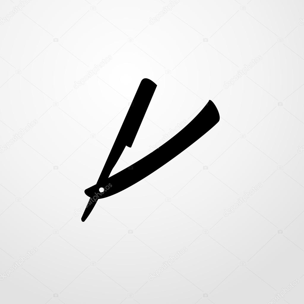Razor hair salon tool icon. flat design — Stock Vector © Salamzadeh ...