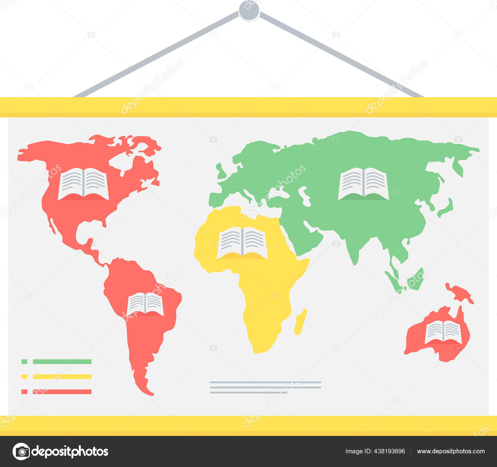 World Map Vector Icon Modern Simple Vector Illustration Stock Vector ...