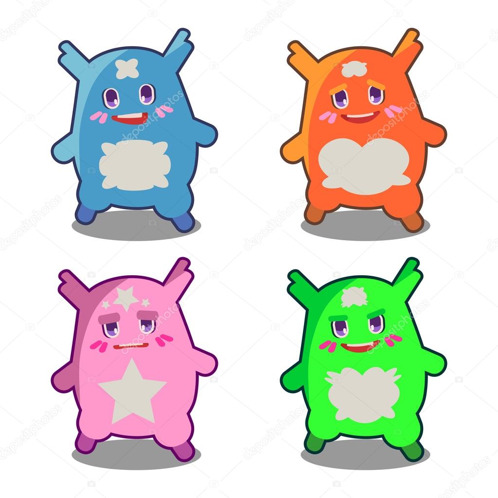 Little alien - monster Stock Illustration by ©progdiz.mail.ru #120594332