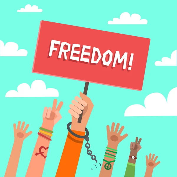 Men hands holding sign ⬇ Vector Image by © Creatarka | Vector Stock ...