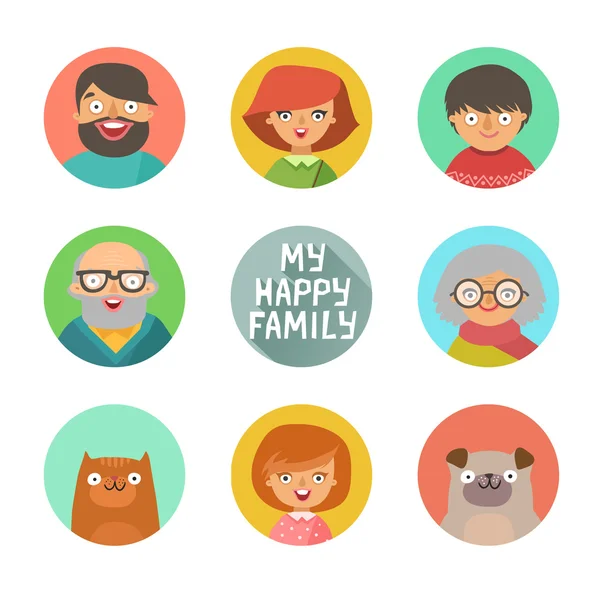 5,280 Family avatar set Vector Images - Free & Royalty-free Family ...