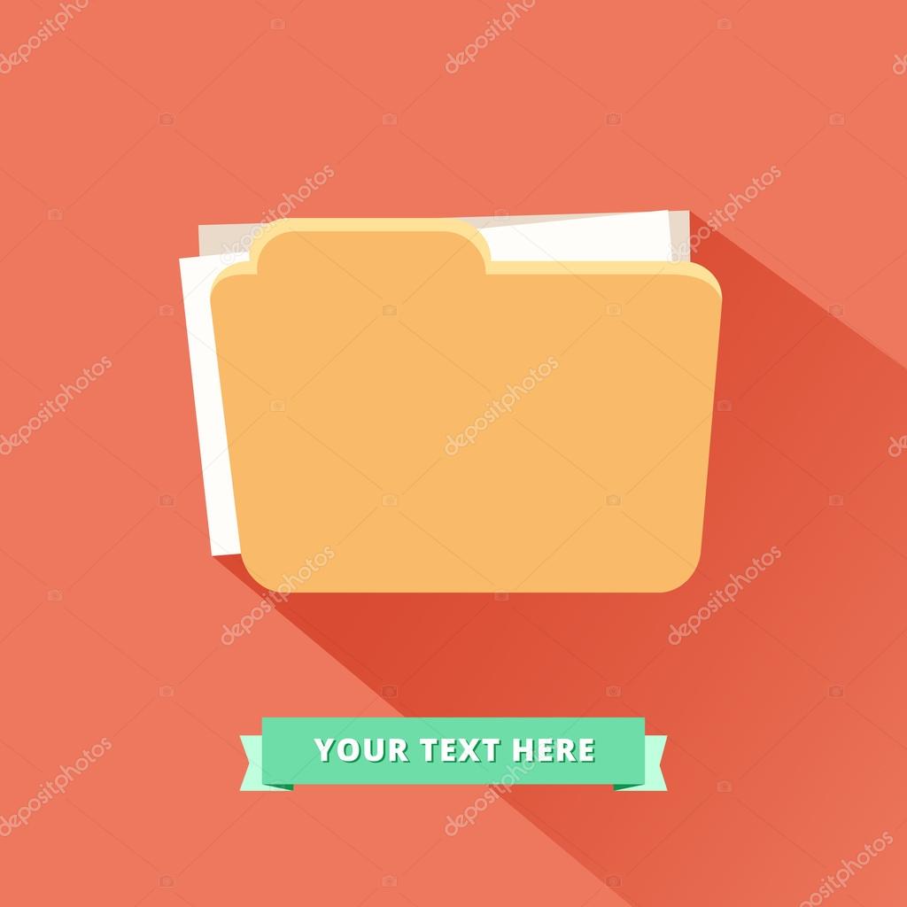 Folders icon Logo Stock Vector Image by ©Creatarka #105372994