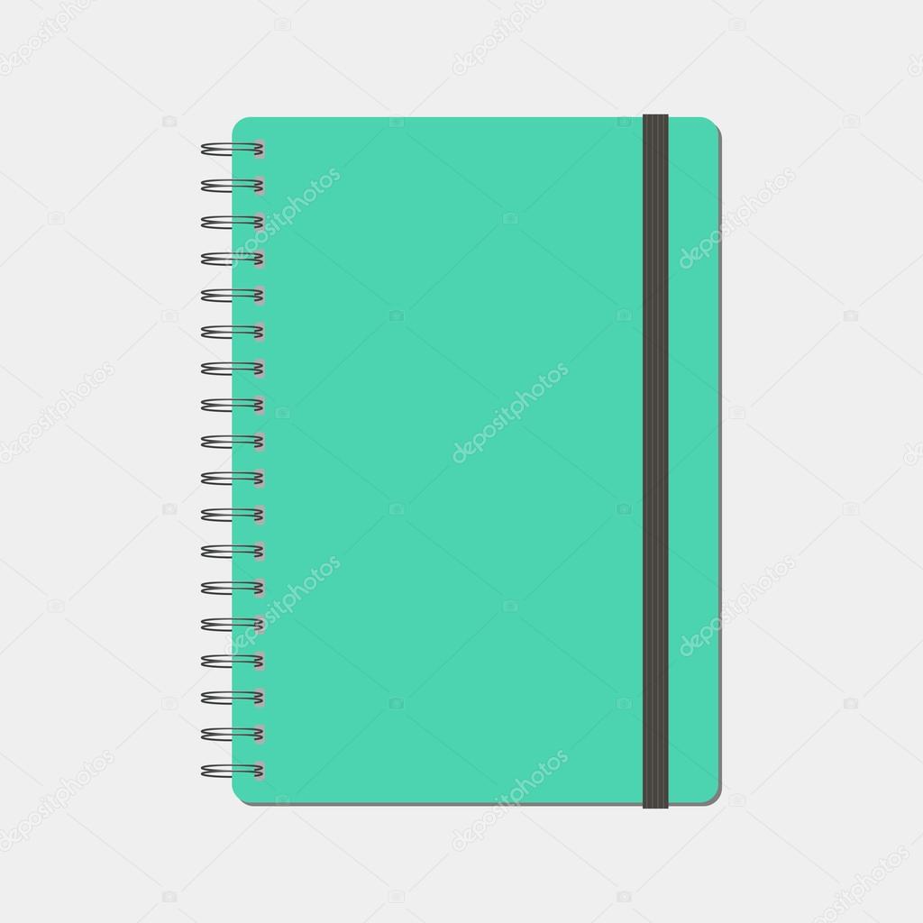 Spiral notepad, notebook. Closed notebook — Stock Vector © brigada915 ... Spiral notepad, notebook. Closed notebook — Stock Vector © brigada915 ...