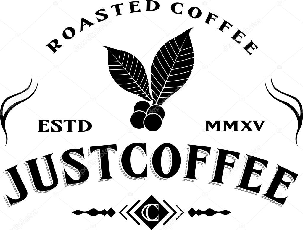 Just Coffee vector logo Stock Vector Image by ©doarnora.yahoo.com ...
