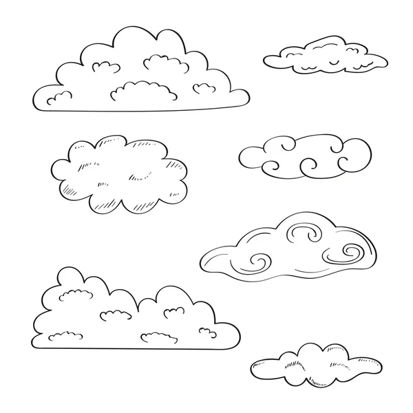 Clouds sketch — Stock Vector © lhfgraphics #14136477