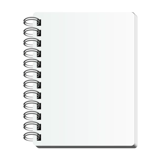 Open Spiral Notebook Clip Art