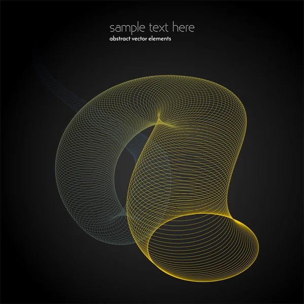 Curvy design element. Blend effect. Stock Vector Image by ©Paranoic ...