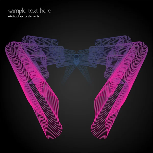 Curvy design element. Blend effect. Stock Vector Image by ©Paranoic ...