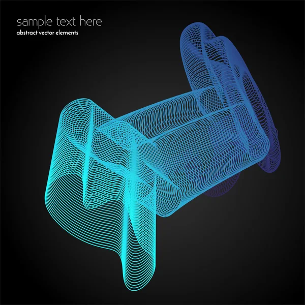 Curvy design element. Blend effect. Stock Vector Image by ©Paranoic ...