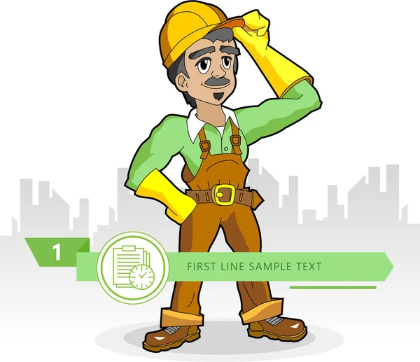 Contratista exitoso imágenes de stock de arte vectorial | Depositphotos