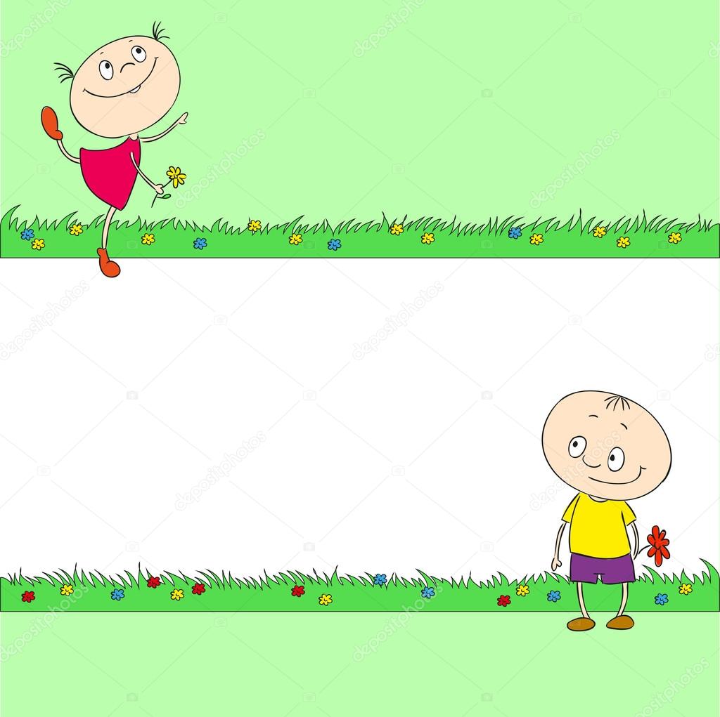 Bingkai anak kartun Vektor Stok oleh ©hibou-sun 106290616