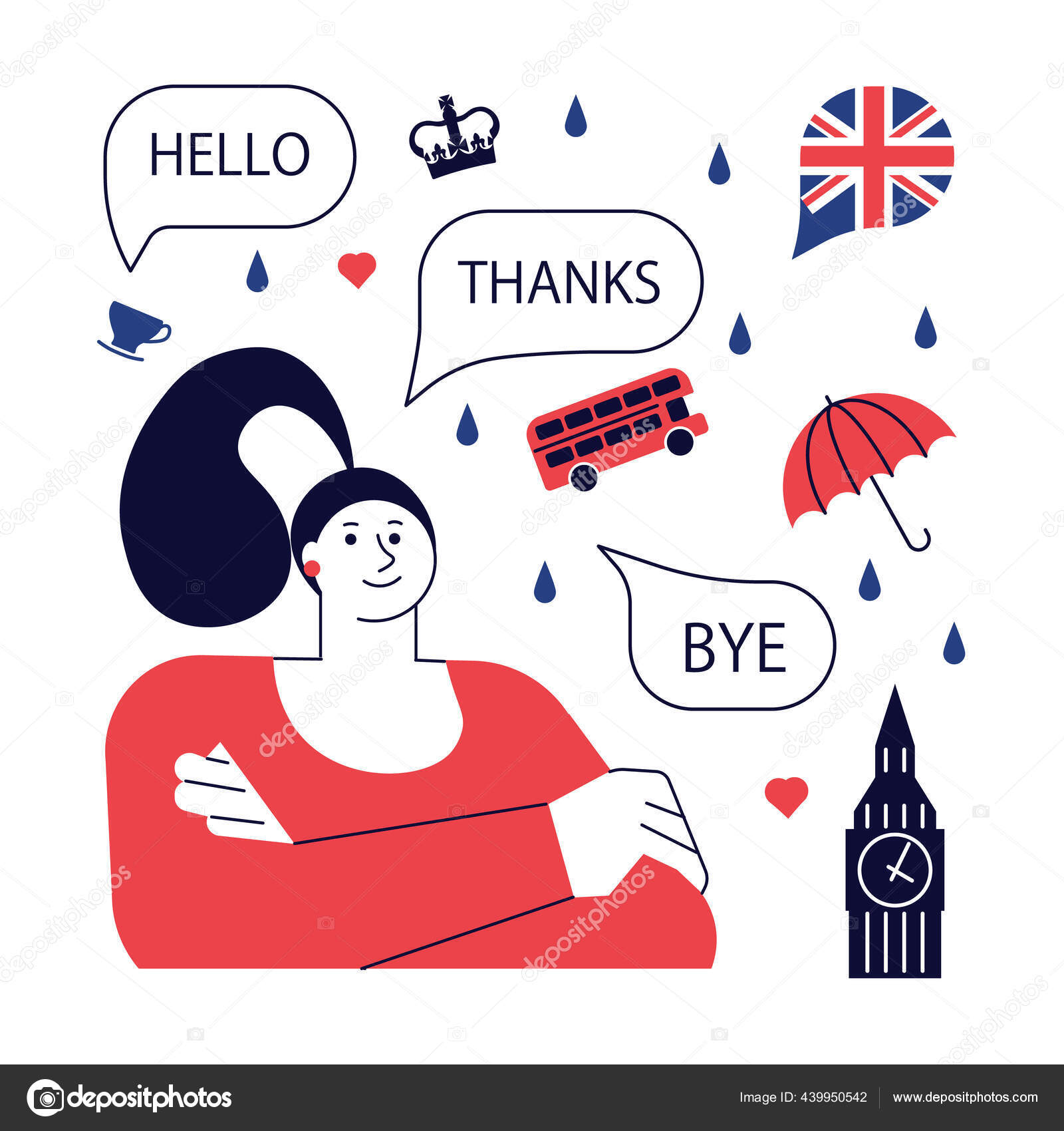 Concept of english language course Stock Vector Image by ©tatianastulbo ...