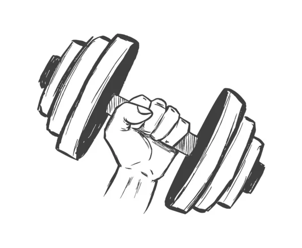 Dumbbells Drawing