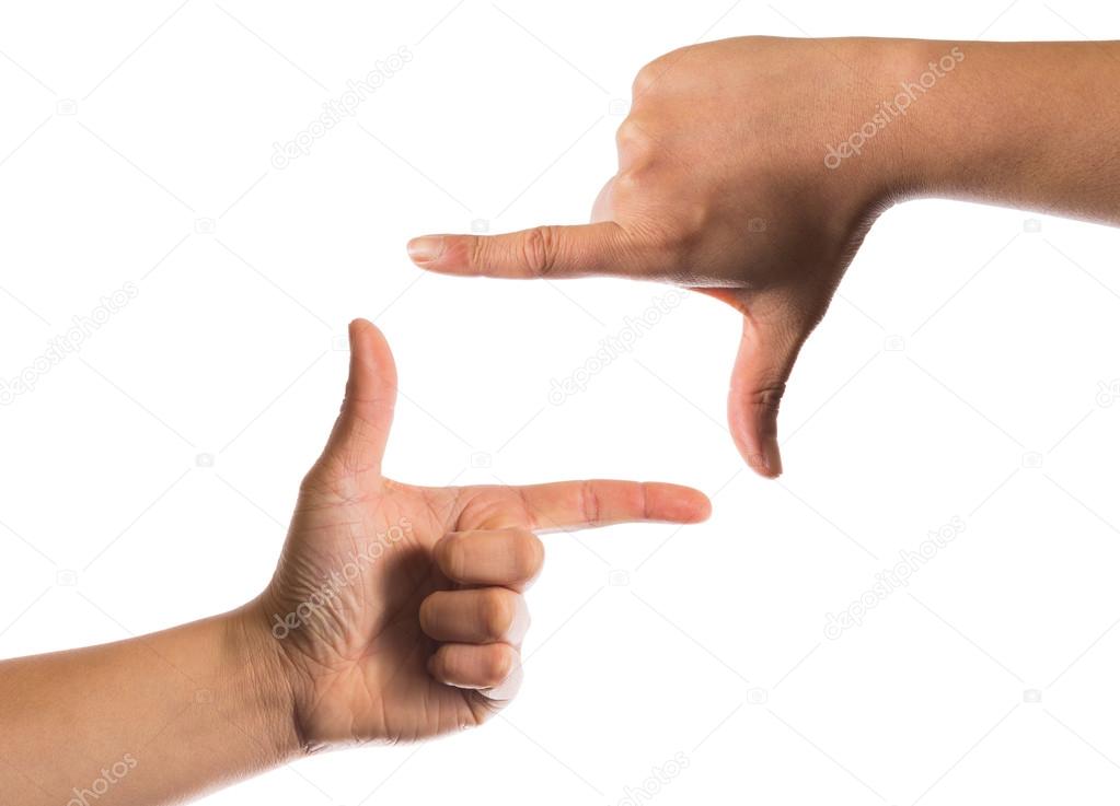 Two hand gesture Stock Photo by ©lostation 106047032